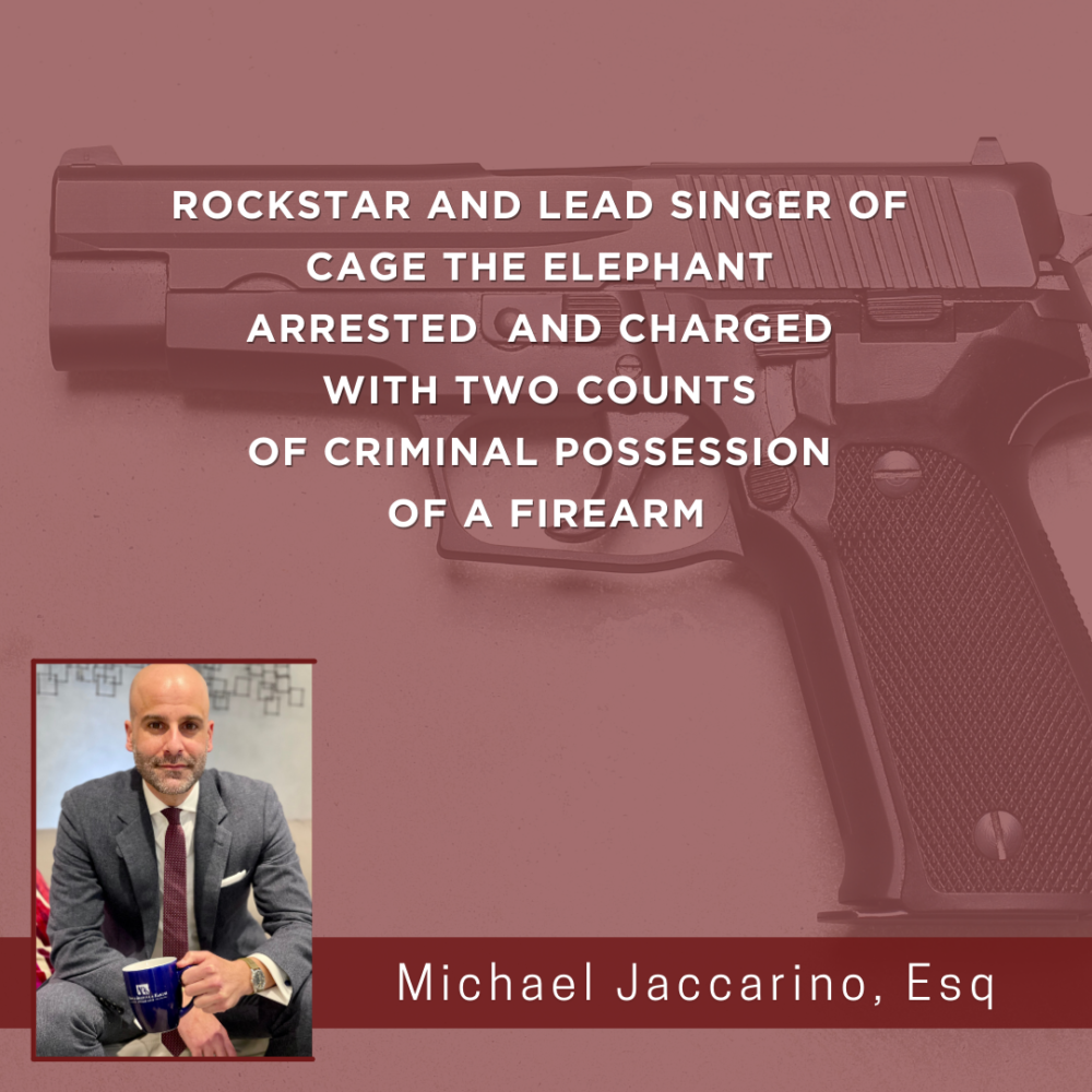 #ABKLaw BLOG by Michael Jaccarino: Rockstar and lead singer of Cage the ...
